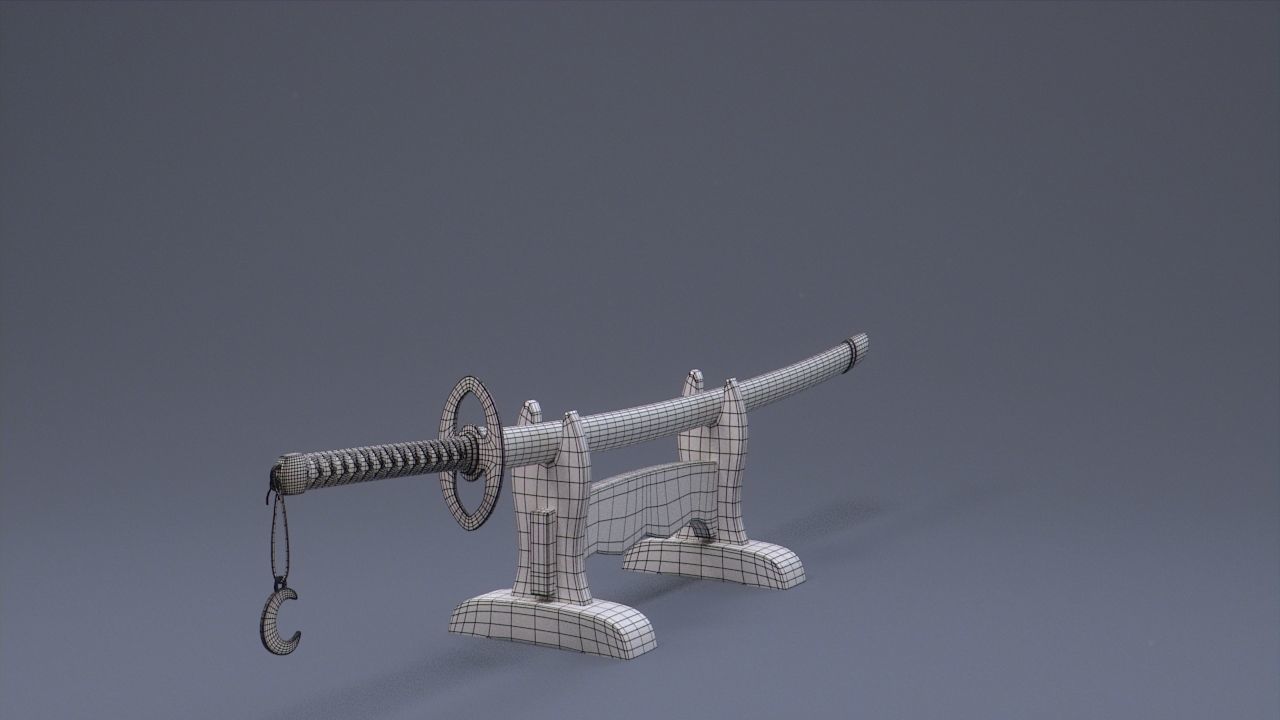 Simple Katana 3D model | CGTrader