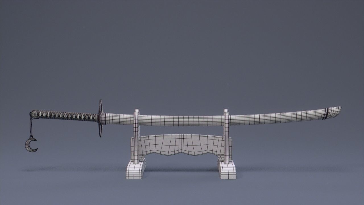 Simple Katana 3D model | CGTrader