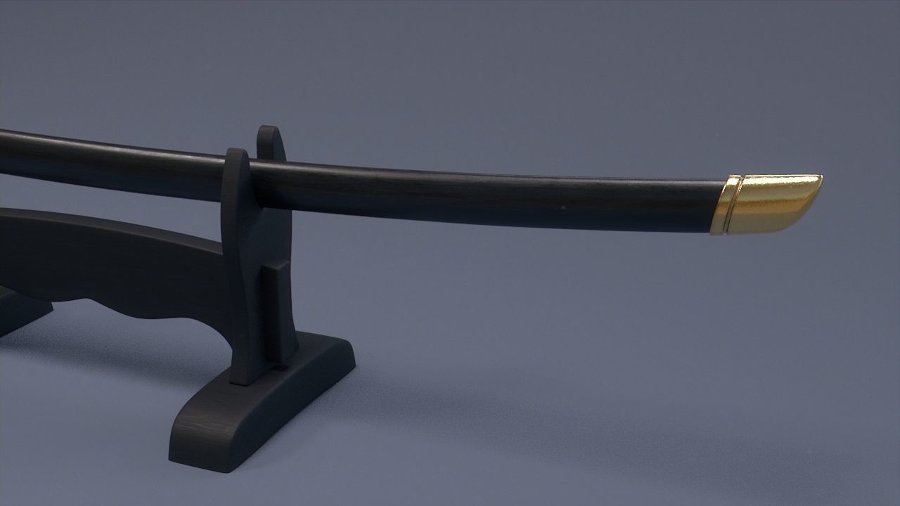 Simple Katana 3D model | CGTrader