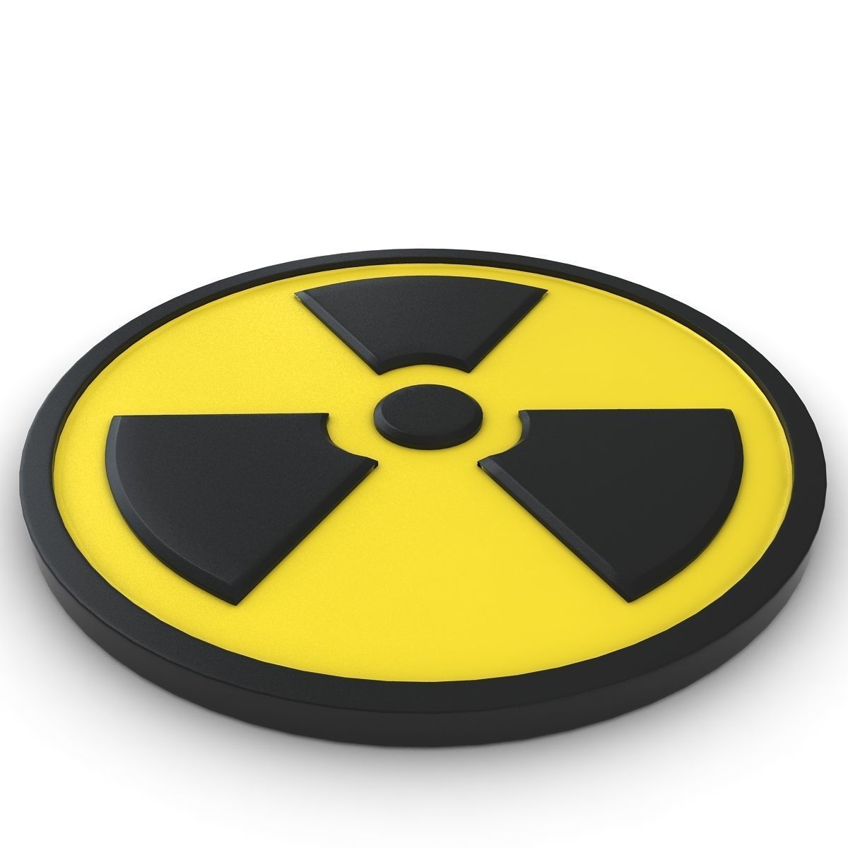 Radioactive Symbol 3D model | CGTrader