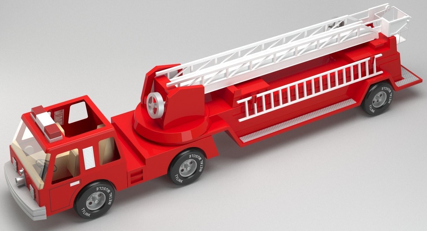 Charles Ray fire truck 3D model | CGTrader
