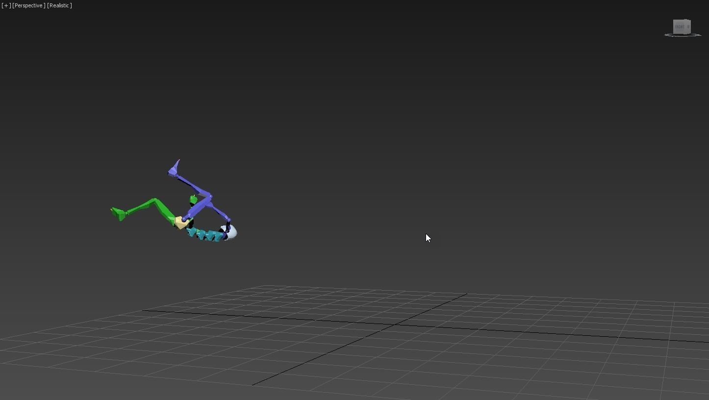 Parkour Front Flip 2 3D model animated | CGTrader