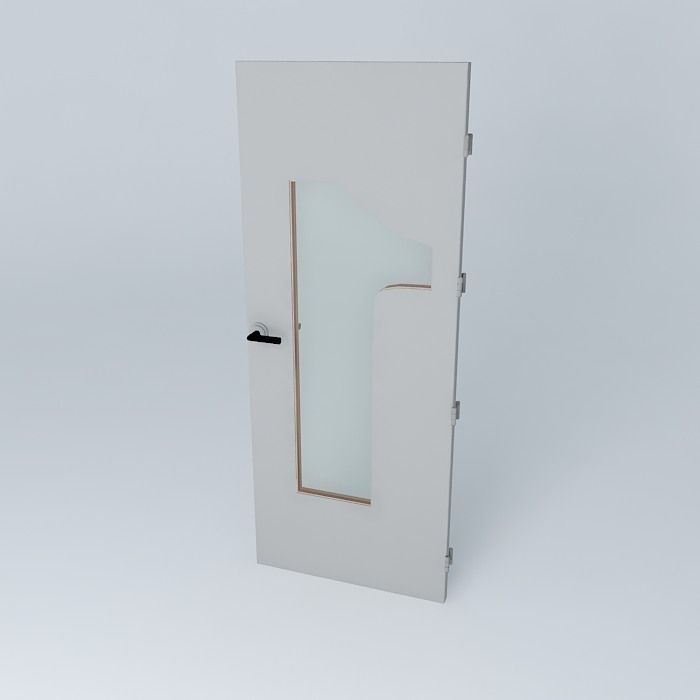 3D wording door free 3D model | CGTrader