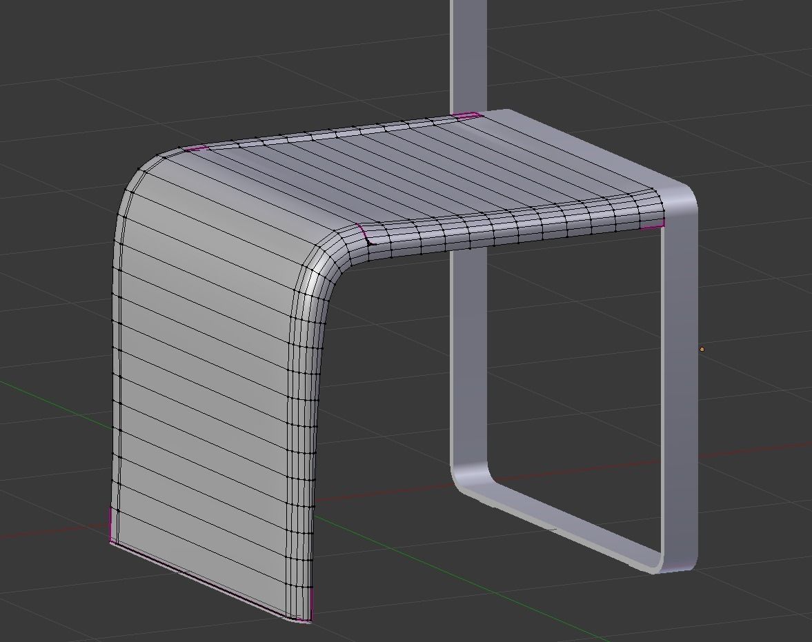 The Trio Chair Smooth Chrome Wood and Leather 3D model | CGTrader