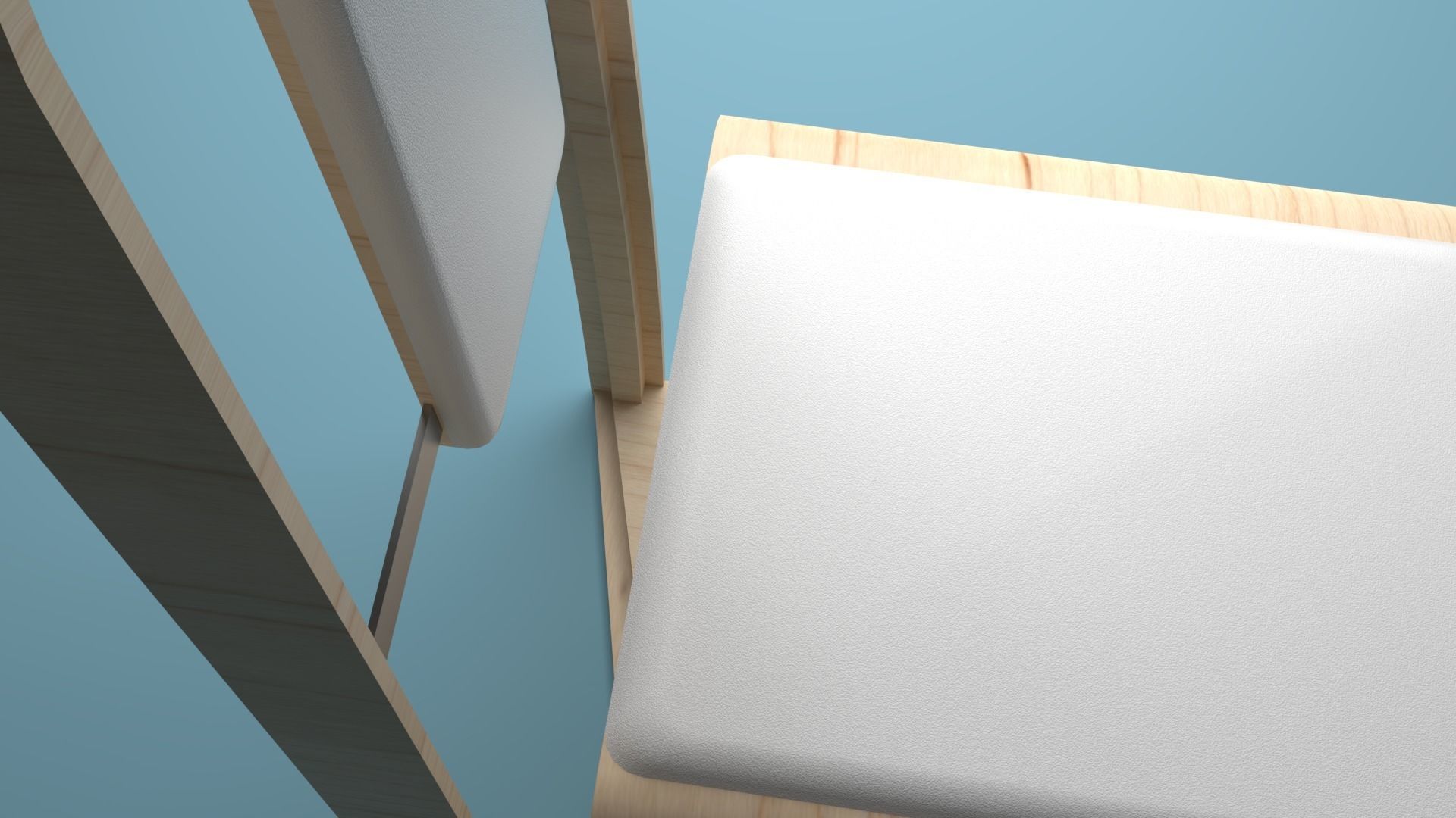 The Deviant Chair Original Design Wood Chrome Leather 3D model | CGTrader