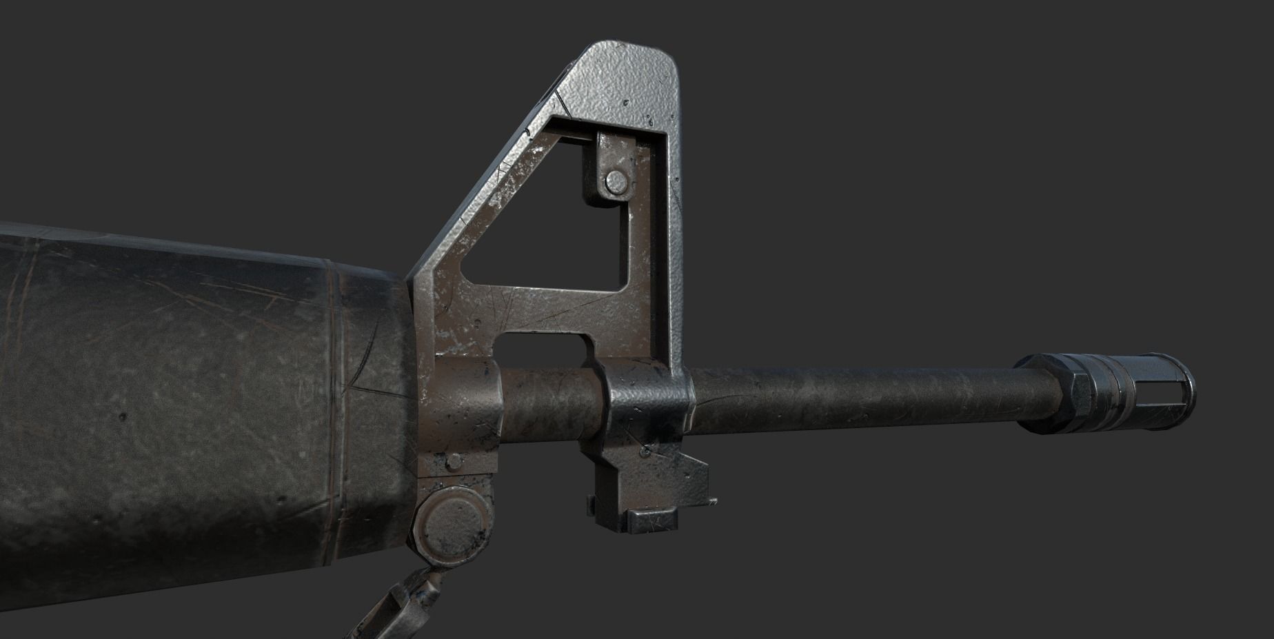 3D model M16 A1 Rifle VR / AR / low-poly | CGTrader