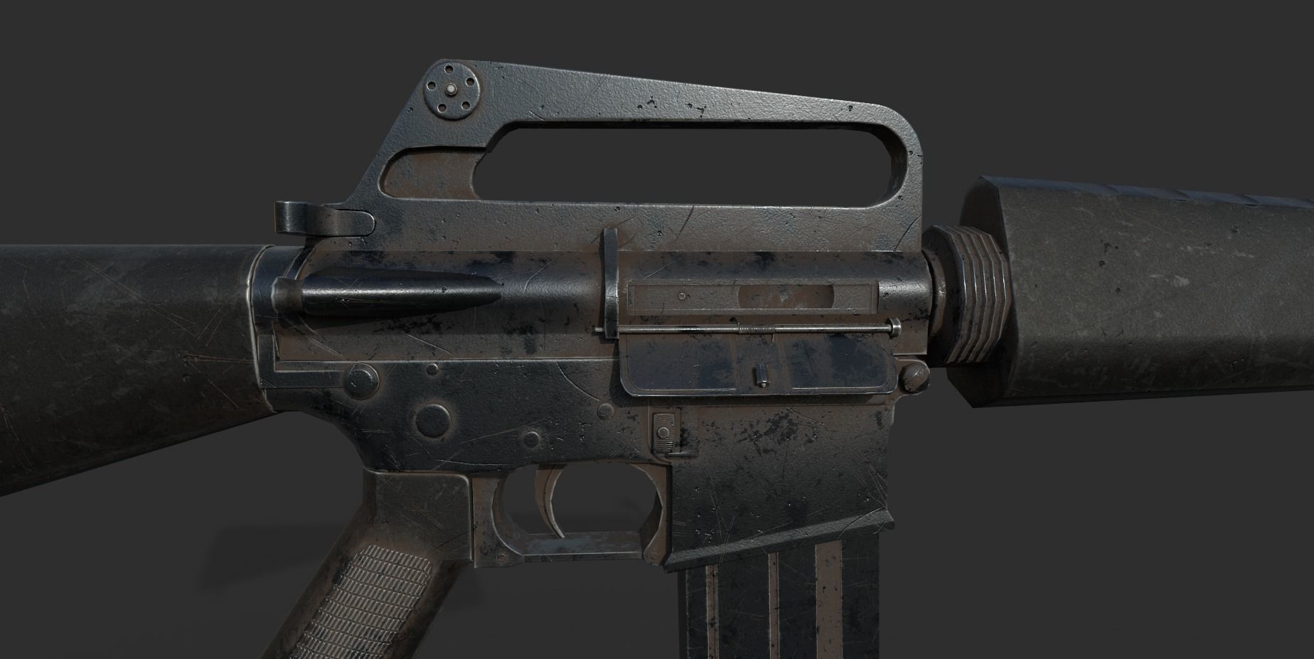 3D model M16 A1 Rifle VR / AR / low-poly | CGTrader