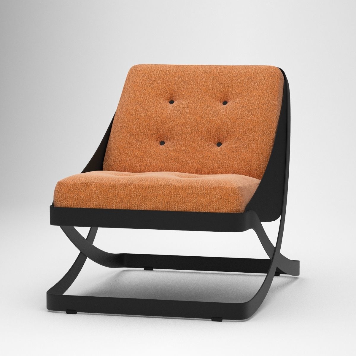 Carlo Colombo Lounge Chair PRO 3D model | CGTrader