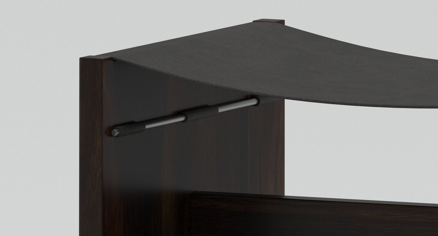 Caste Design Roe Bench free 3D model | CGTrader