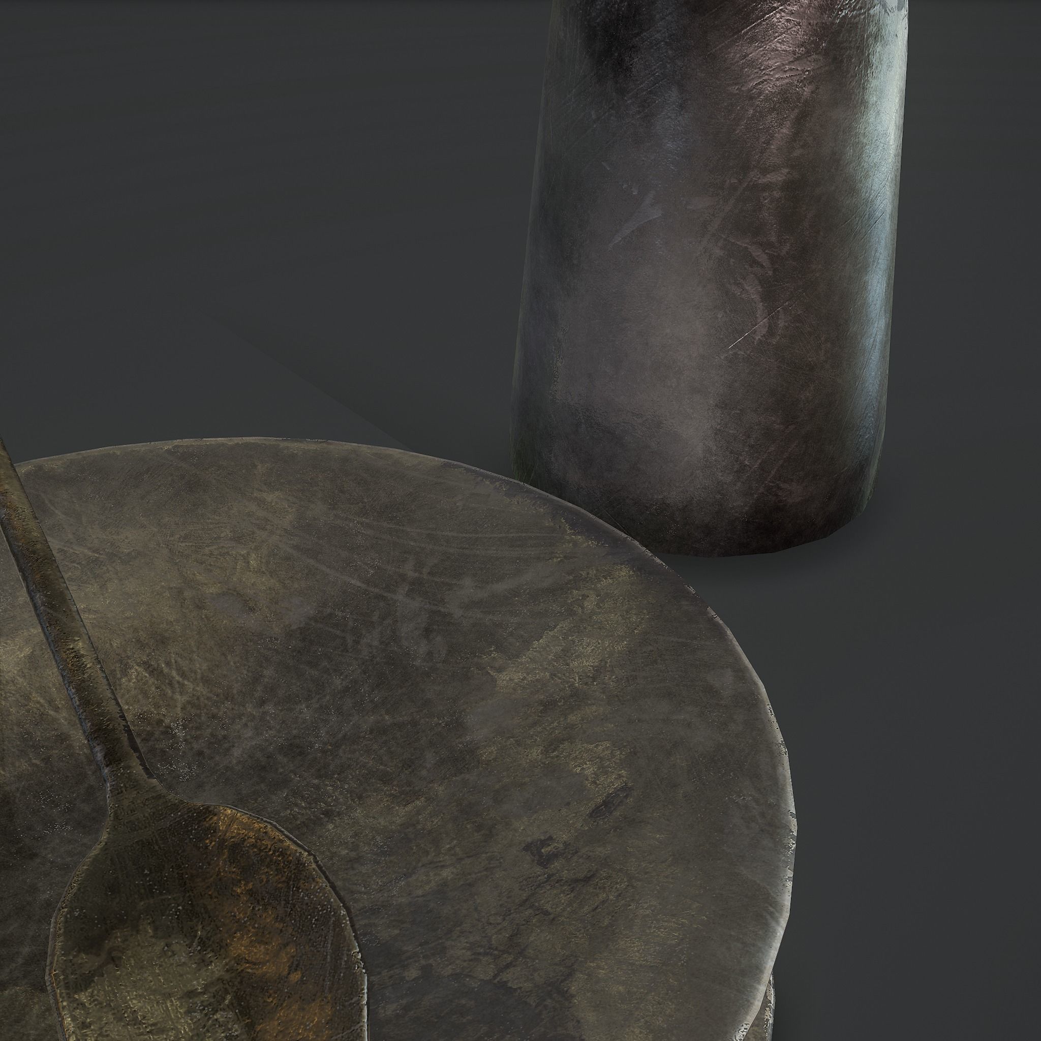 Medieval Metal Dishes free VR / AR / low-poly 3D model | CGTrader