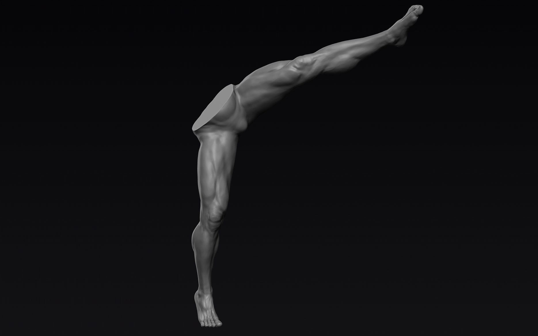 Male Legs 6 Poses 3D model | CGTrader