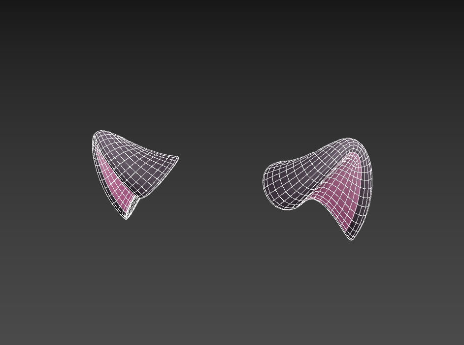 3D model Cat Ears VR / AR / low-poly | CGTrader