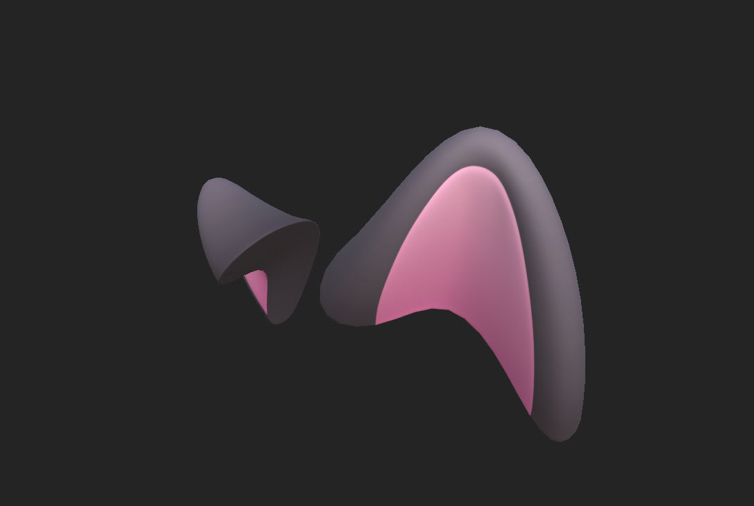 3D model Cat Ears VR / AR / low-poly | CGTrader