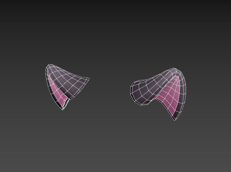 3D model Cat Ears VR / AR / low-poly | CGTrader