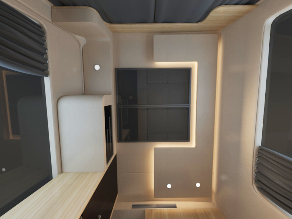 Mercedes Benz sprinter 6M Self propelled C-type RV interior 3D model ...