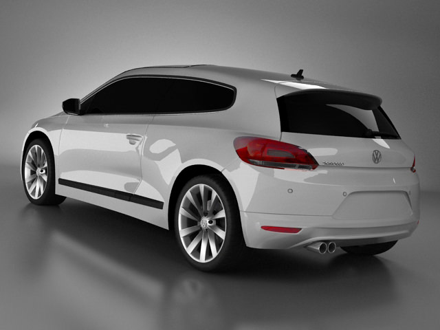 Volkswagen Scirocco 3D model | CGTrader