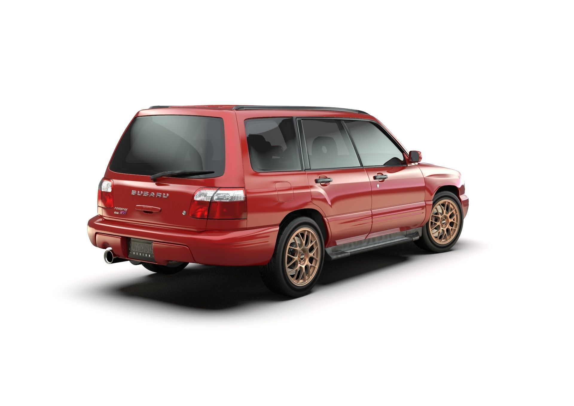 Subaru Forester SF5 S-turbo 2000-2002 3D model 3D model | CGTrader