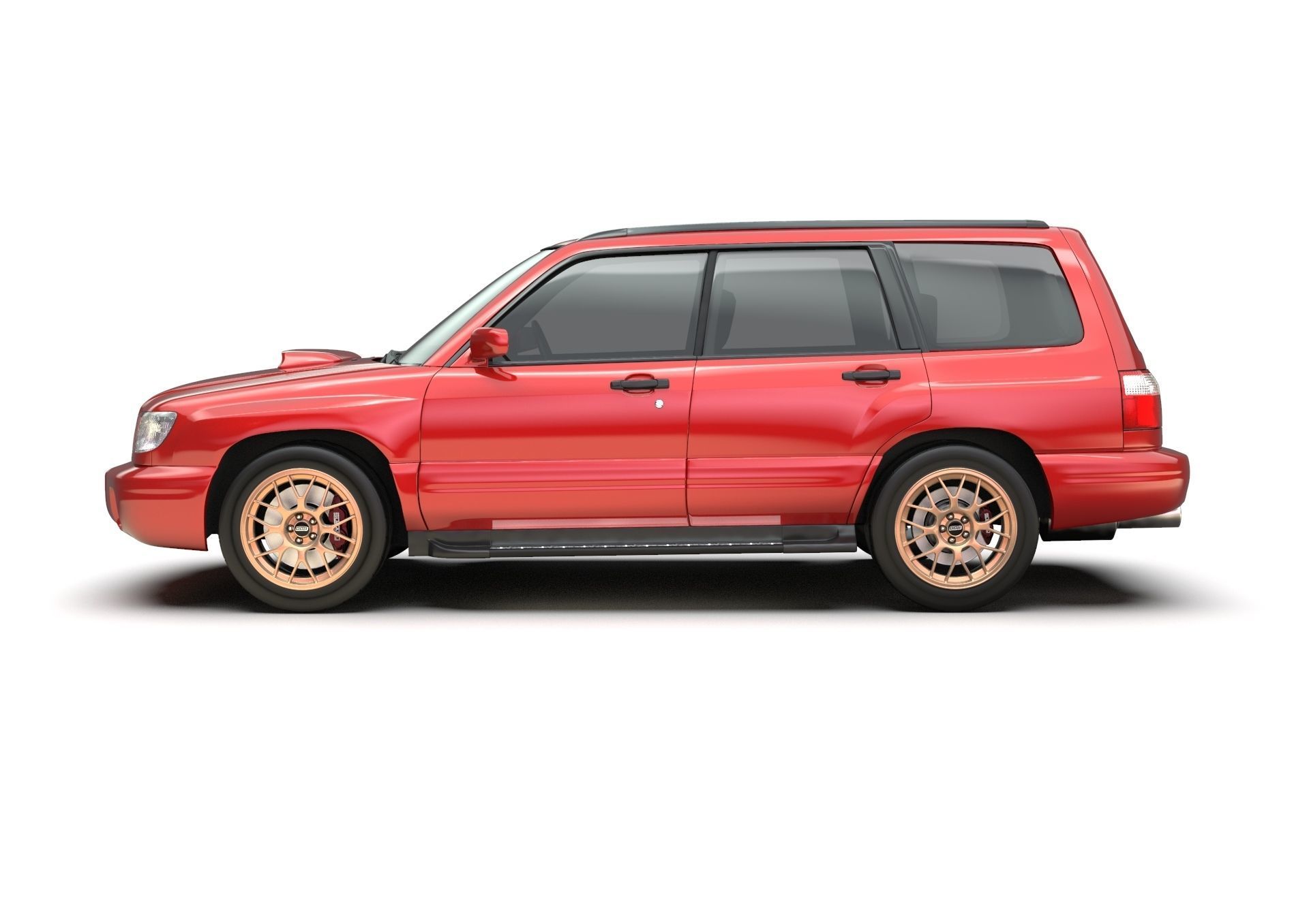 Subaru Forester SF5 S-turbo 2000-2002 3D model 3D model | CGTrader