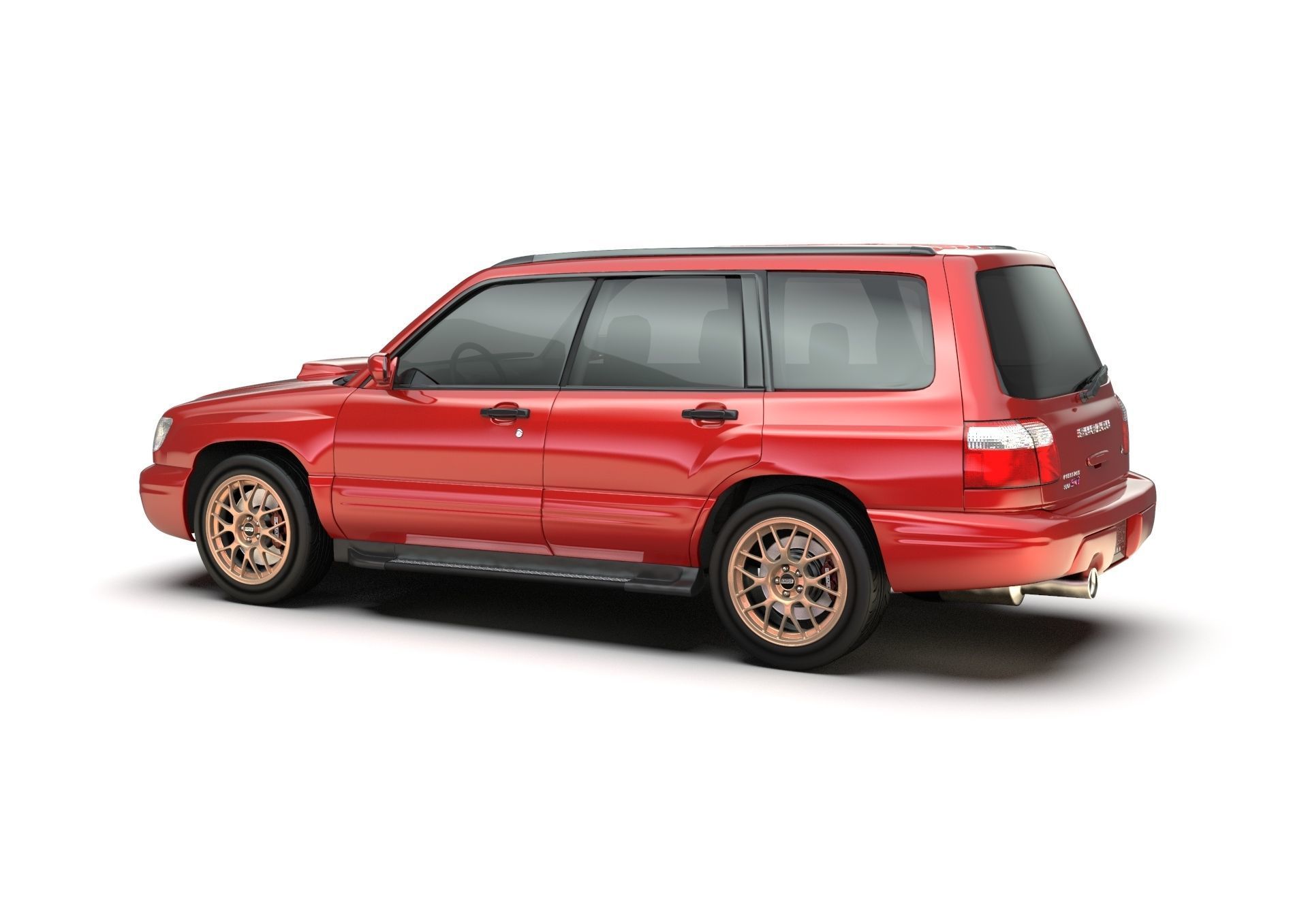 Subaru Forester SF5 S-turbo 2000-2002 3D model 3D model | CGTrader