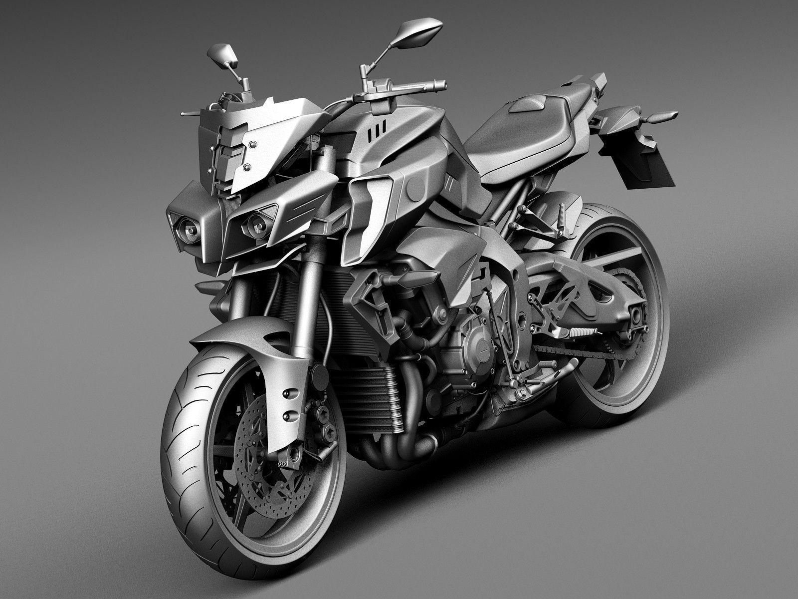 Yamaha MT-10 2016 3D model | CGTrader
