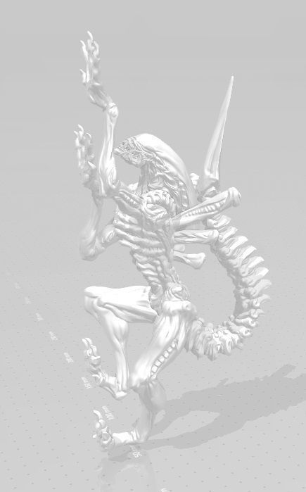 Alien figurine 3D print model 3D model | CGTrader