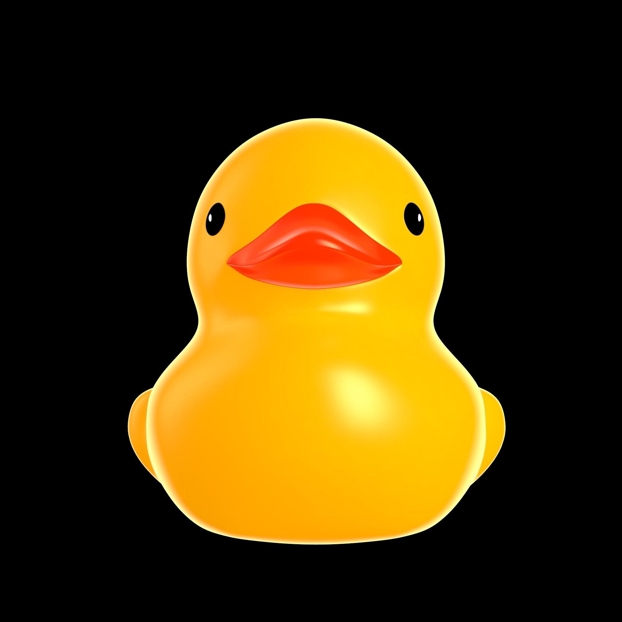 Rubber yellow duck 3D model | CGTrader