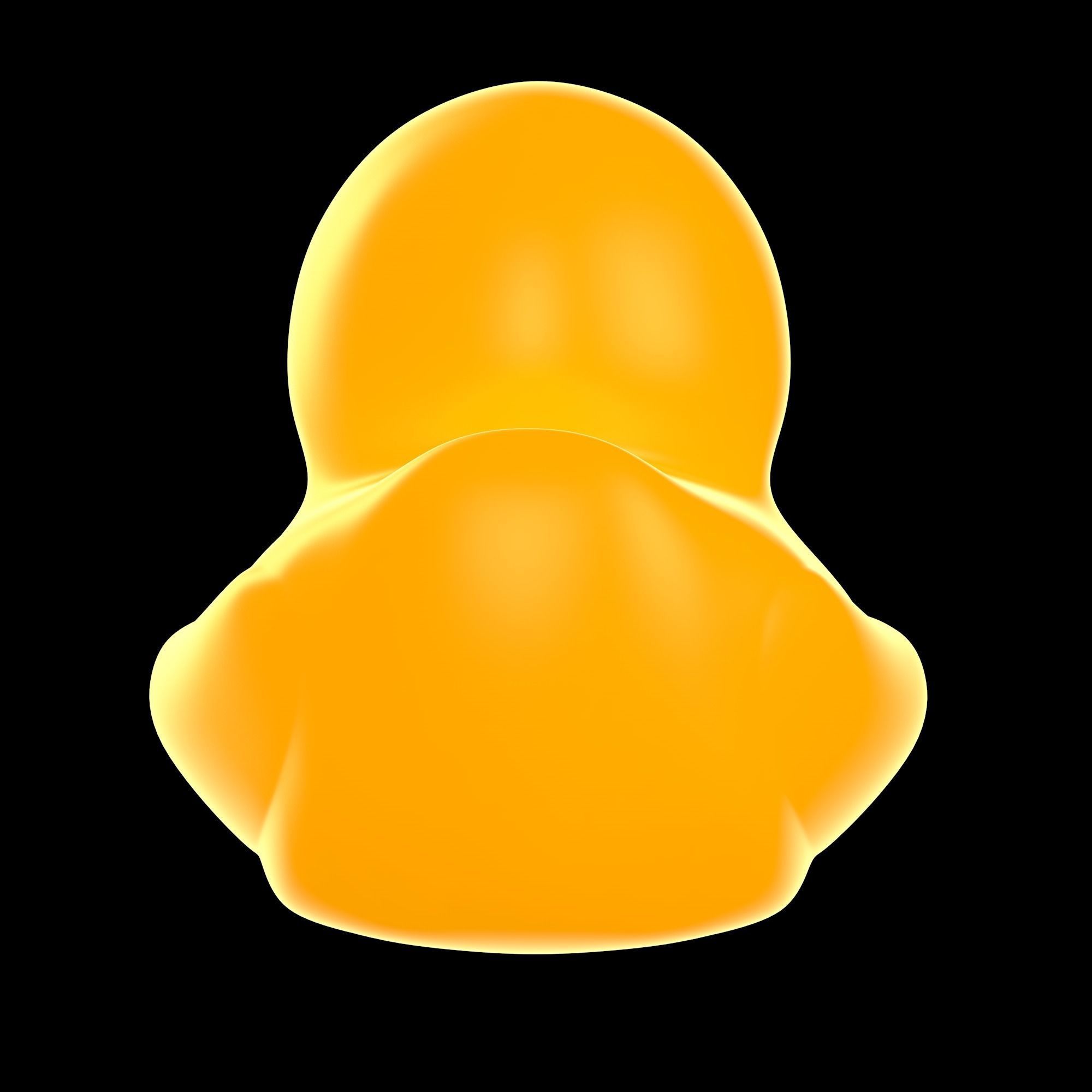 Rubber yellow duck 3D model | CGTrader