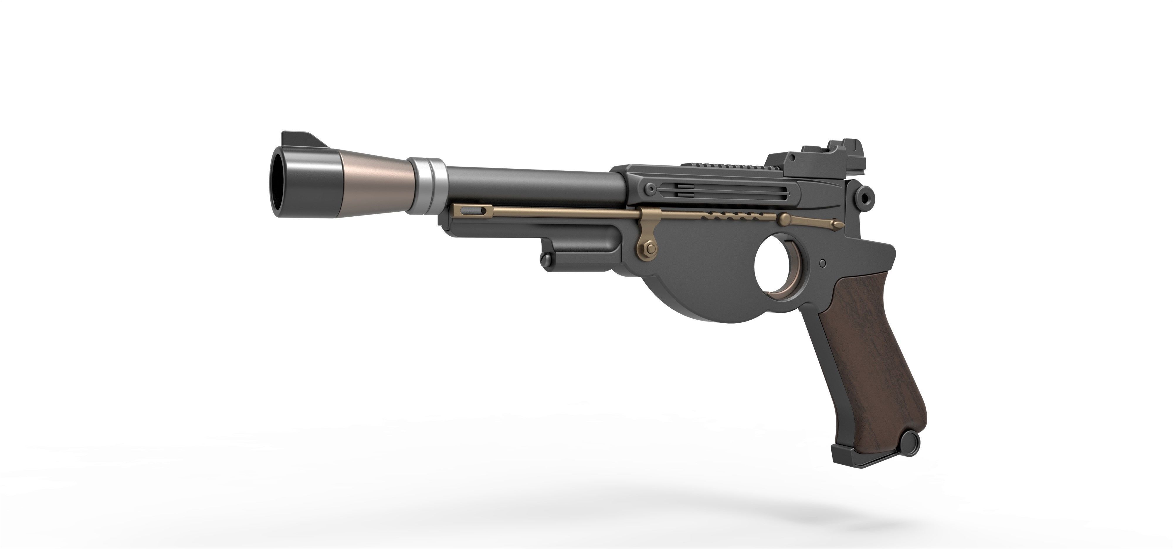 Blaster pistol from The Mandalorian TV series 3D model | CGTrader