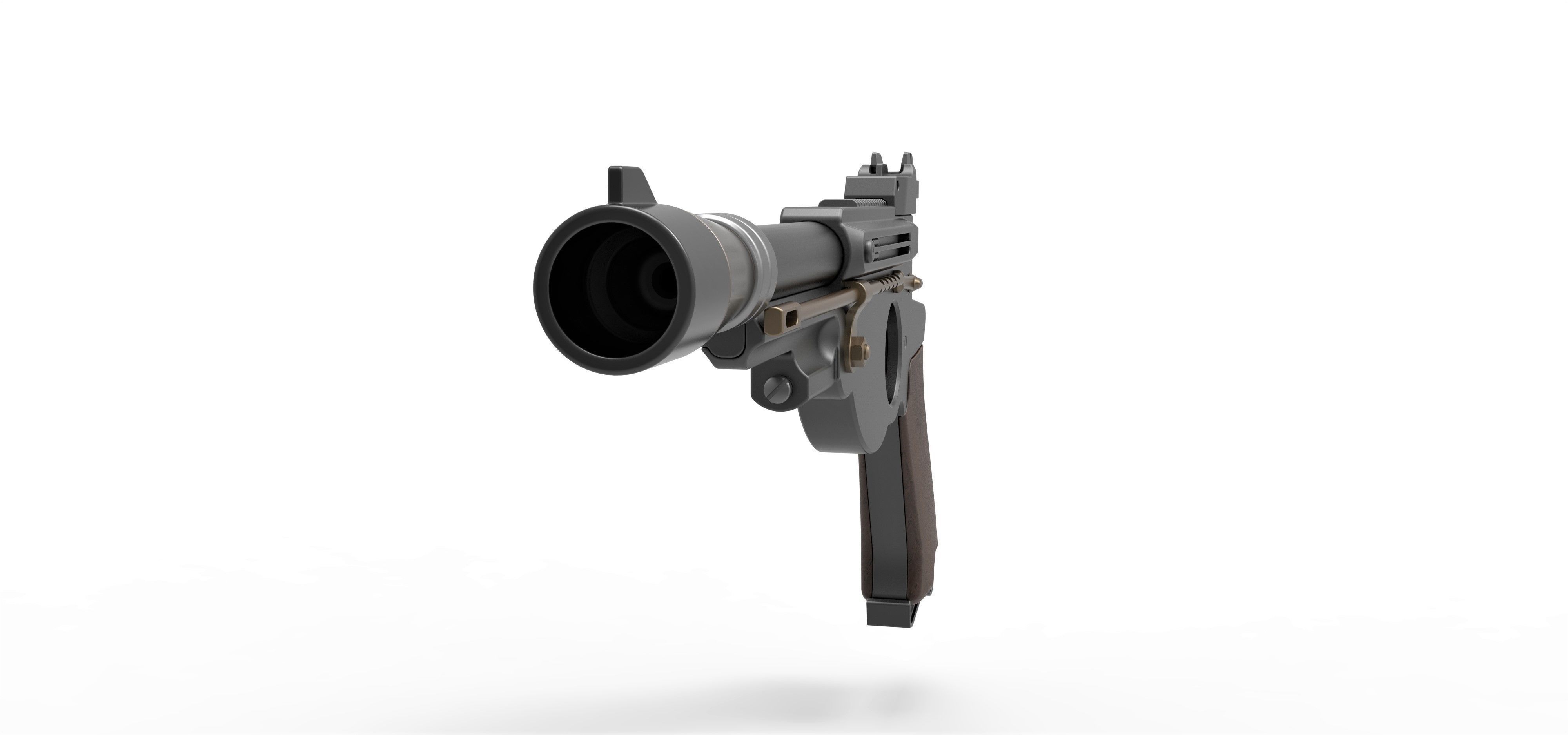 Blaster pistol from The Mandalorian TV series 3D model | CGTrader