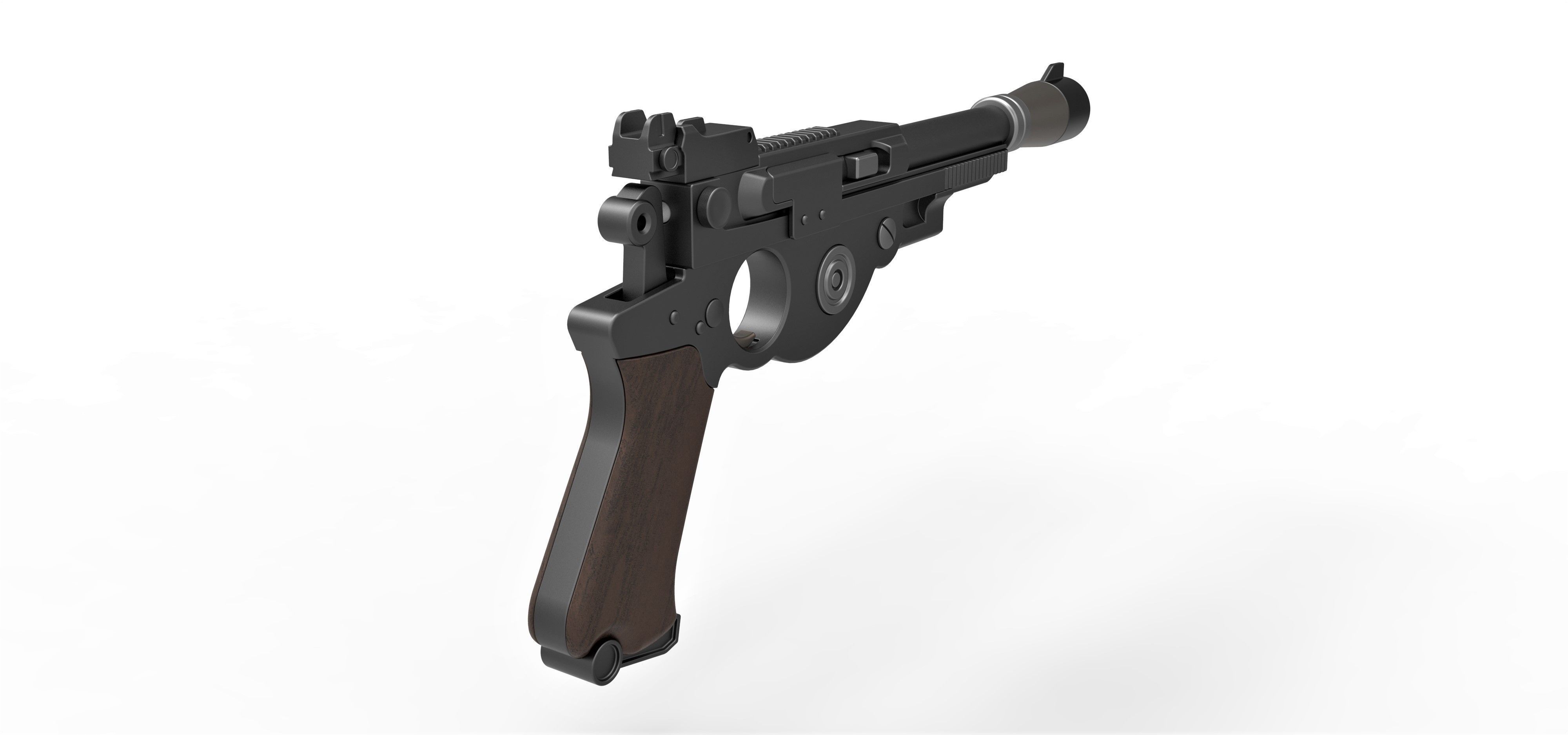 Blaster pistol from The Mandalorian TV series 3D model | CGTrader