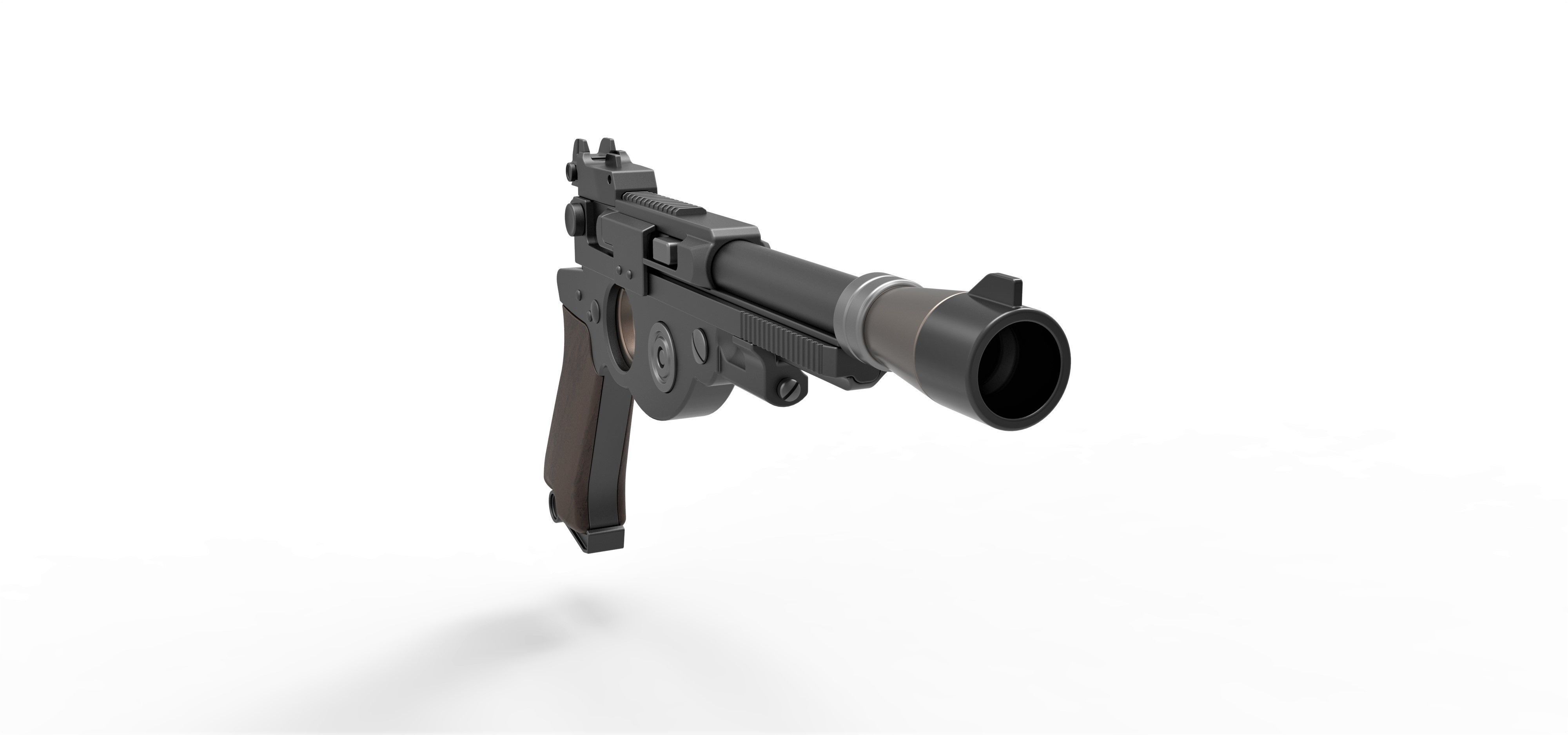 Blaster pistol from The Mandalorian TV series 3D model | CGTrader