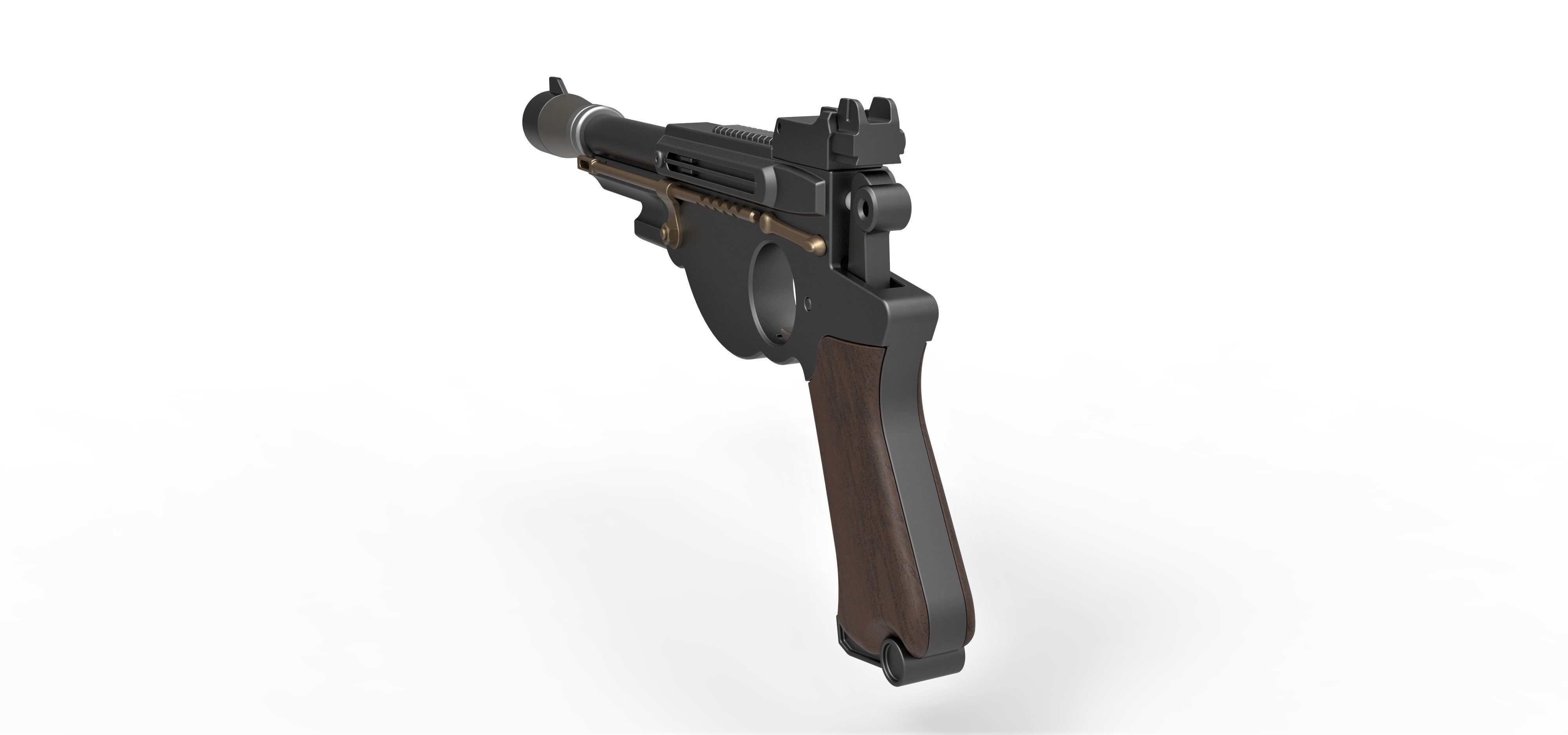 Blaster pistol from The Mandalorian TV series 3D model | CGTrader