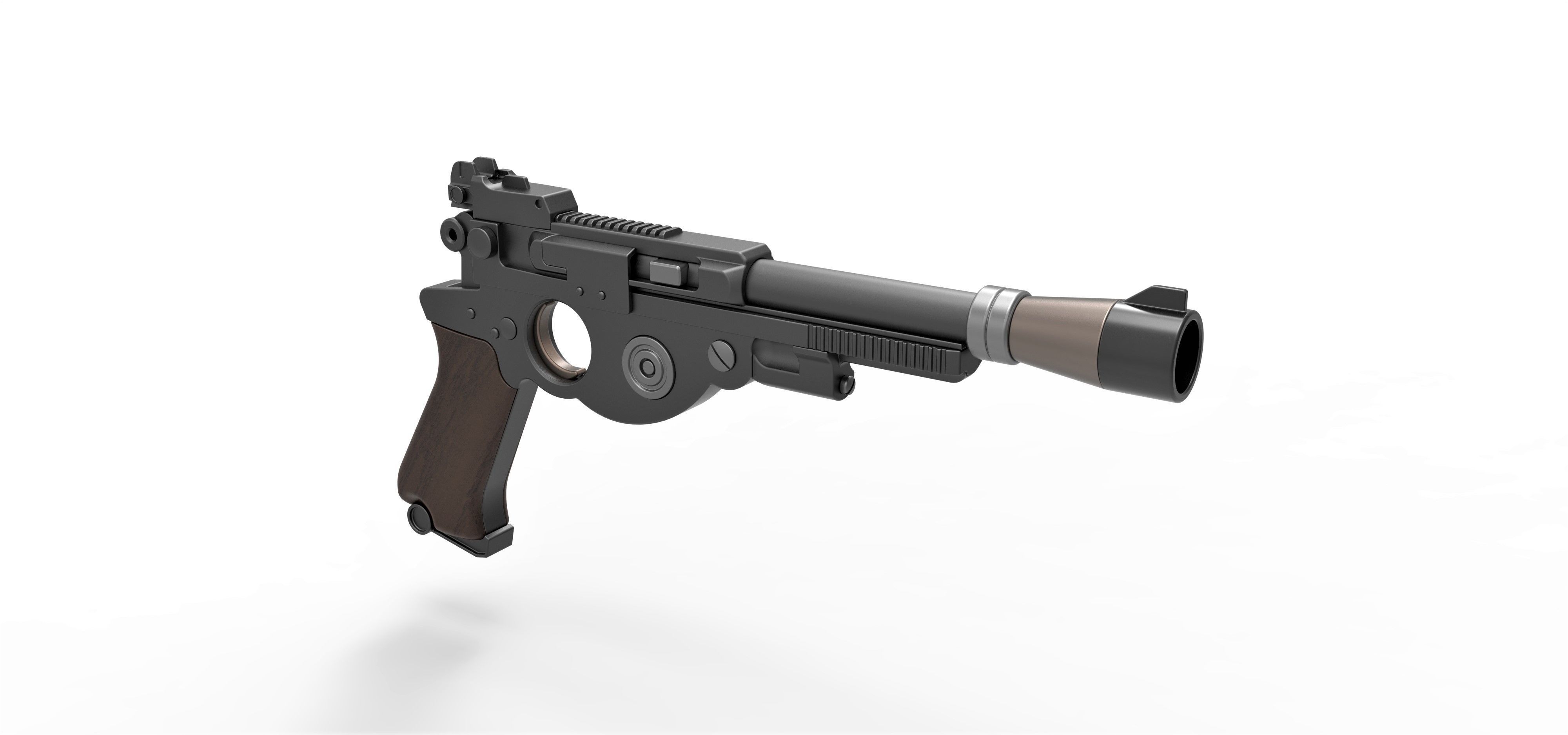 Blaster pistol from The Mandalorian TV series 3D model | CGTrader