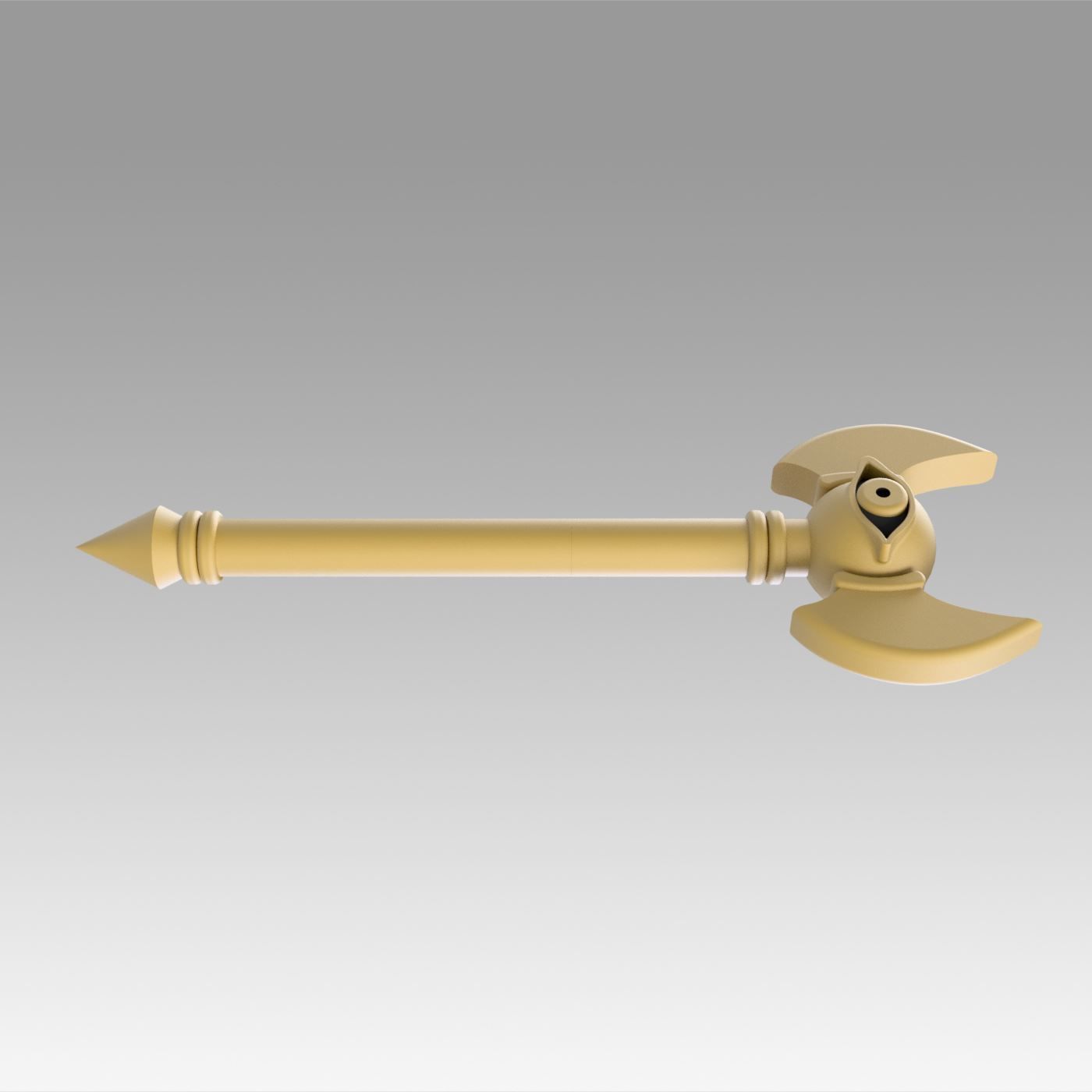 Yu-Gi-Oh Yugioh Duel Monsters Marik Ishtar Cane Cosplay Prop 3D model ...