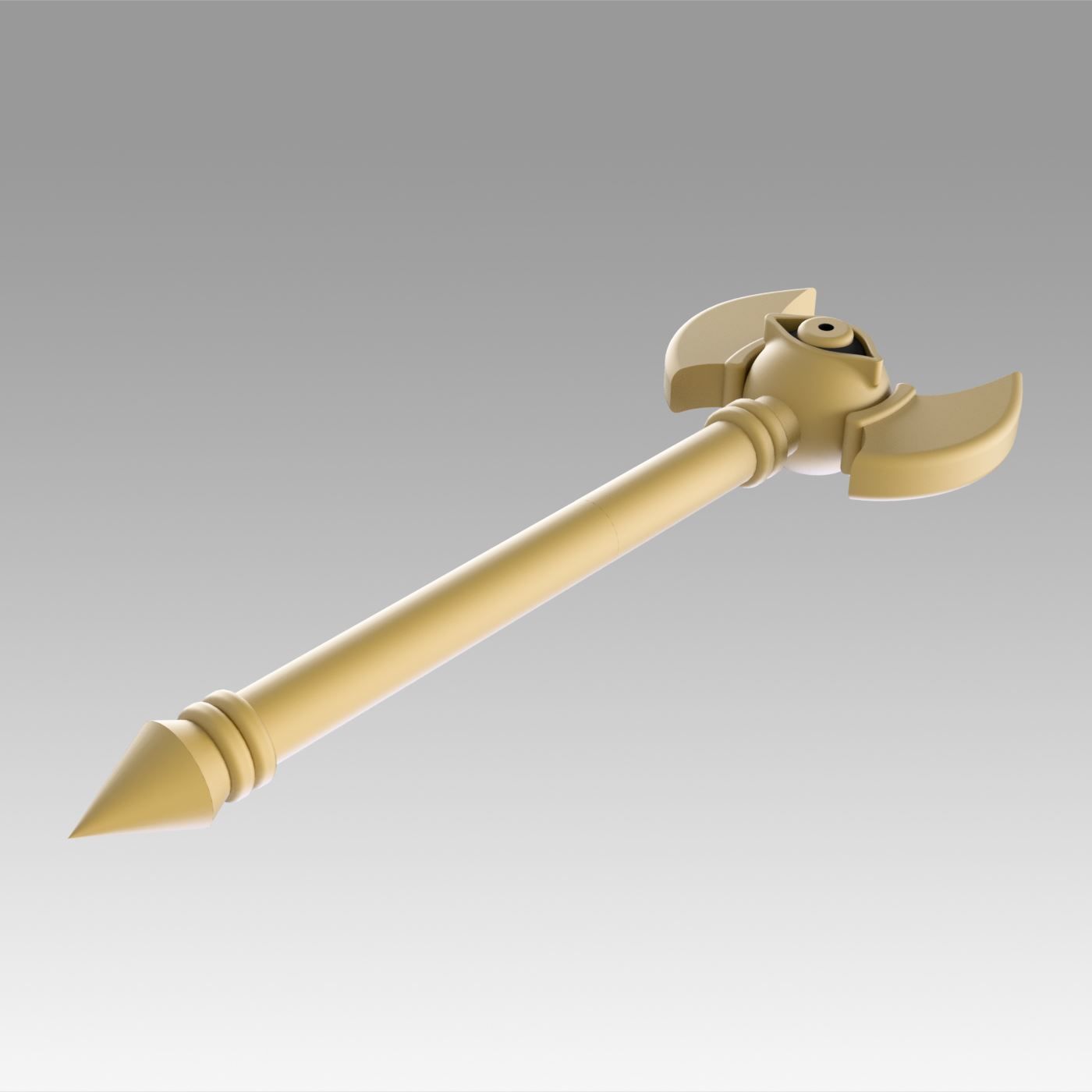 Yu-Gi-Oh Yugioh Duel Monsters Marik Ishtar Cane Cosplay Prop 3D model ...