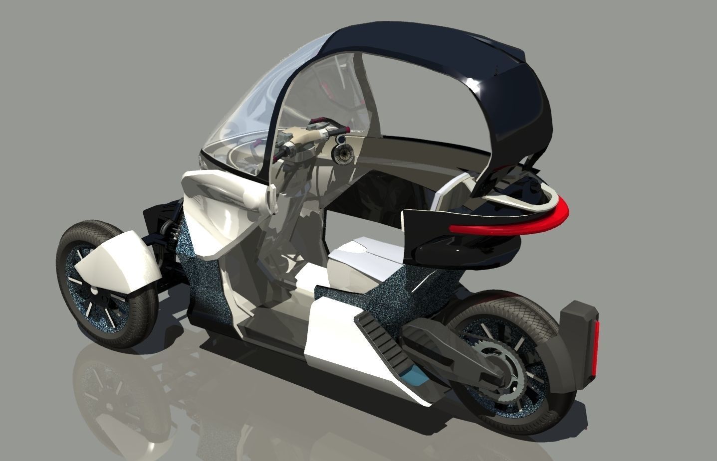 concept trike moto 2019 3D model | CGTrader