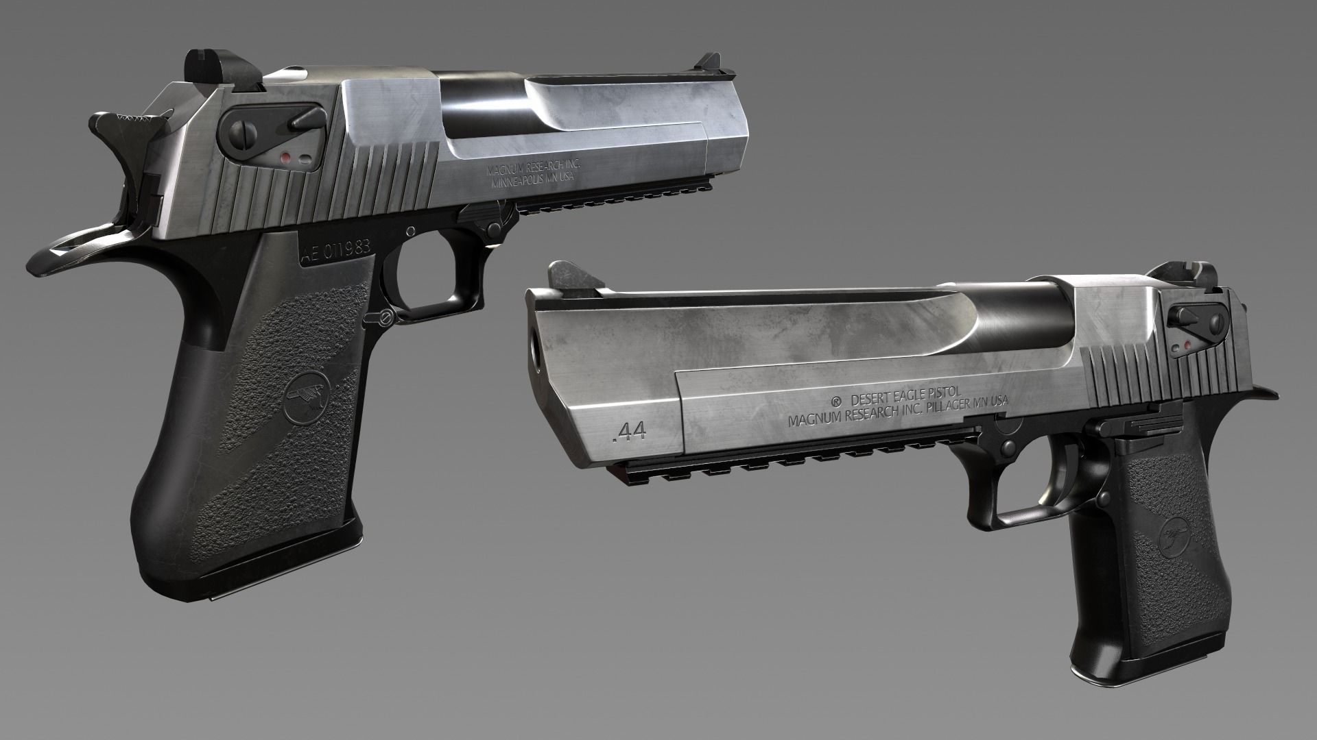 3D model Desert Eagle VR / AR / low-poly | CGTrader