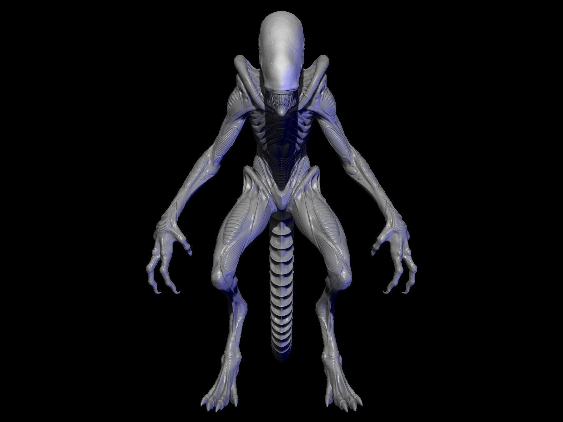 Alien runner 3D model | CGTrader