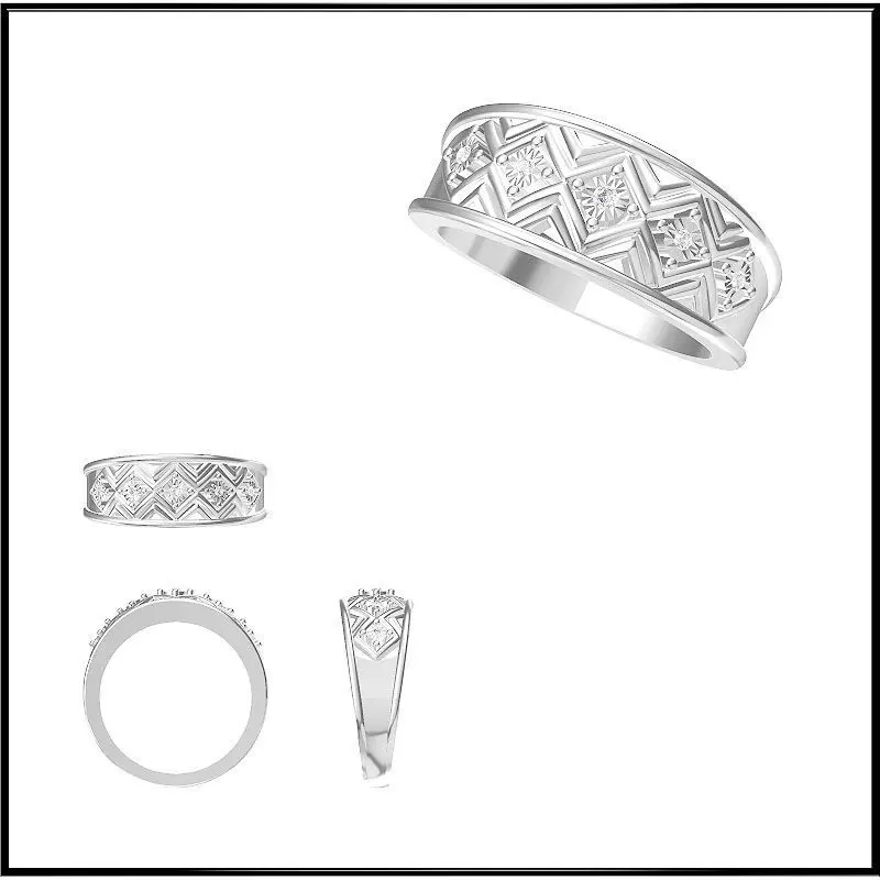 JCD Format Personalized promise rings jewellery design 3D model 3D ...