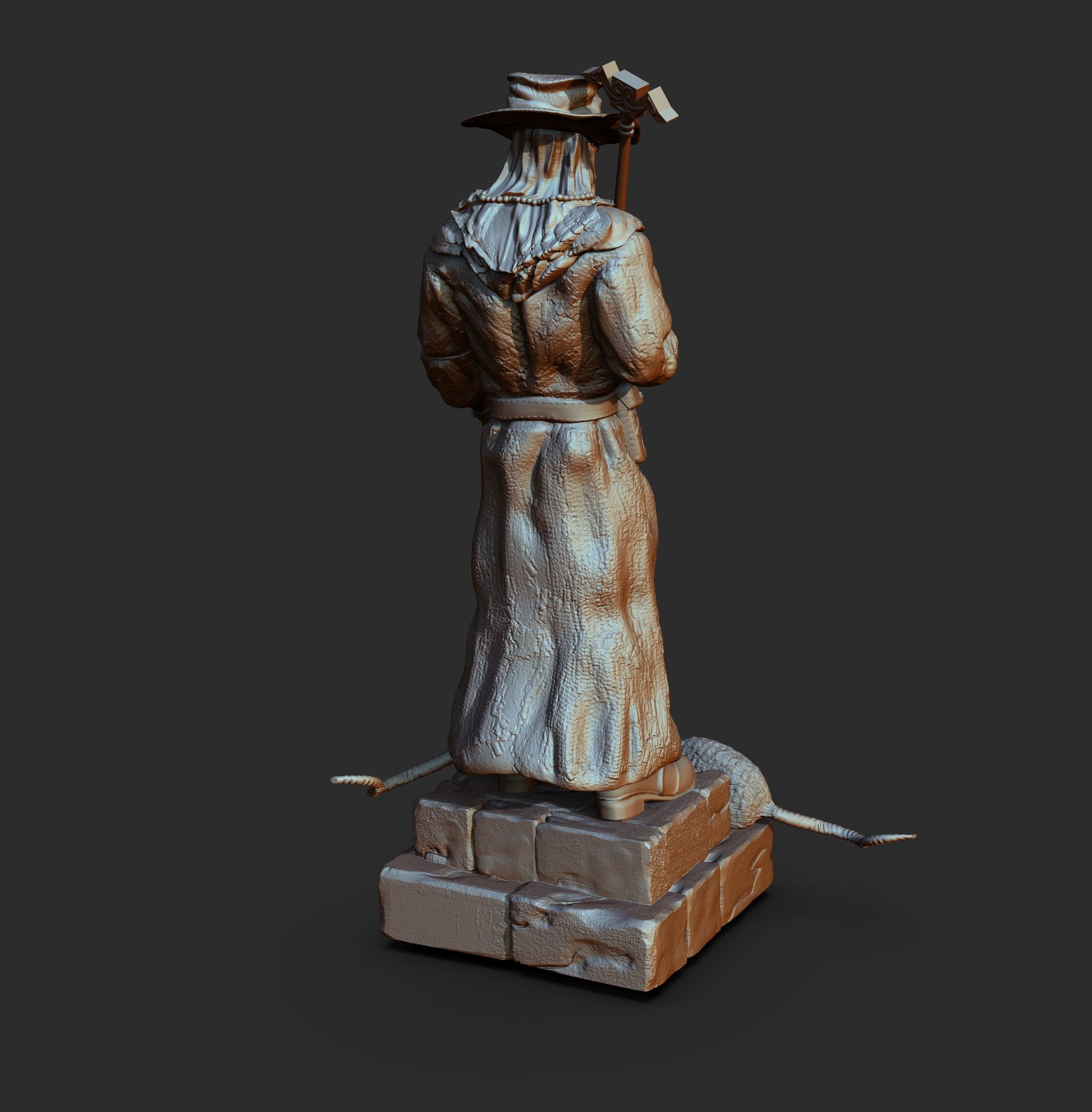 The Plague Doctor free 3D model 3D printable | CGTrader