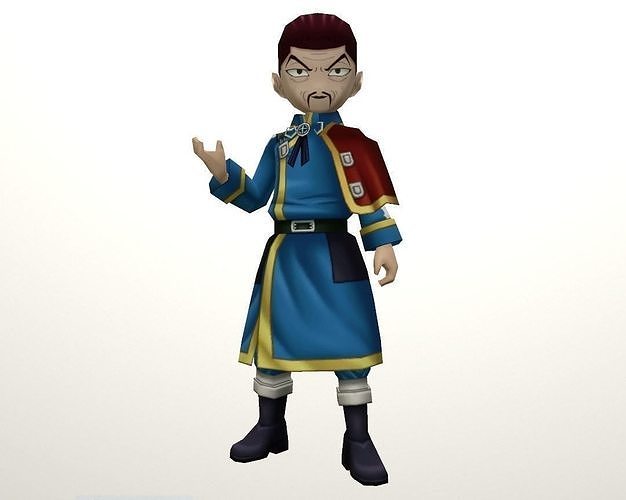 Free Character Game ready 04 free VR / AR / low-poly 3D model animated ...