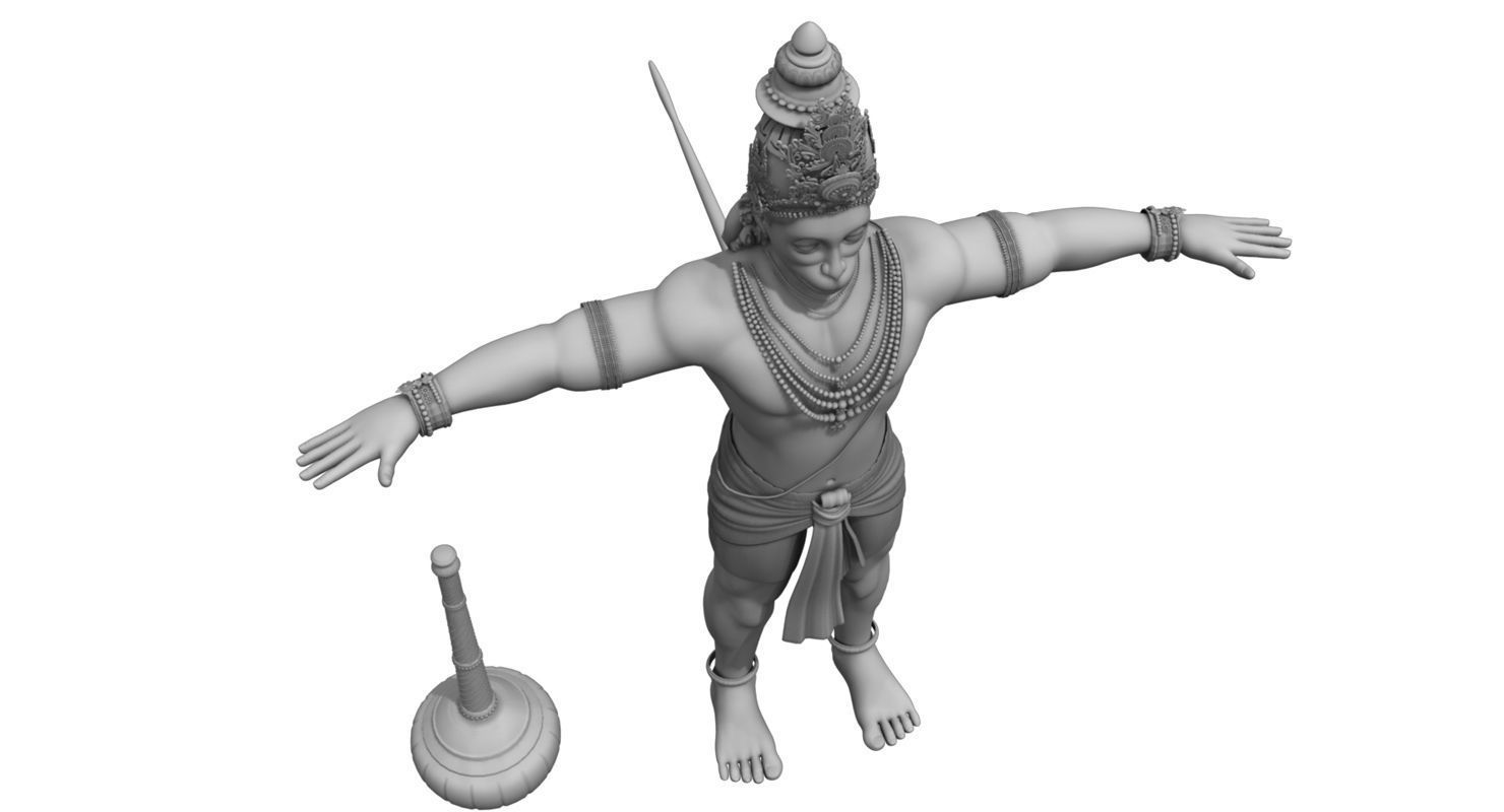 hanuman 3d model statue of lord shiva 3D model | CGTrader