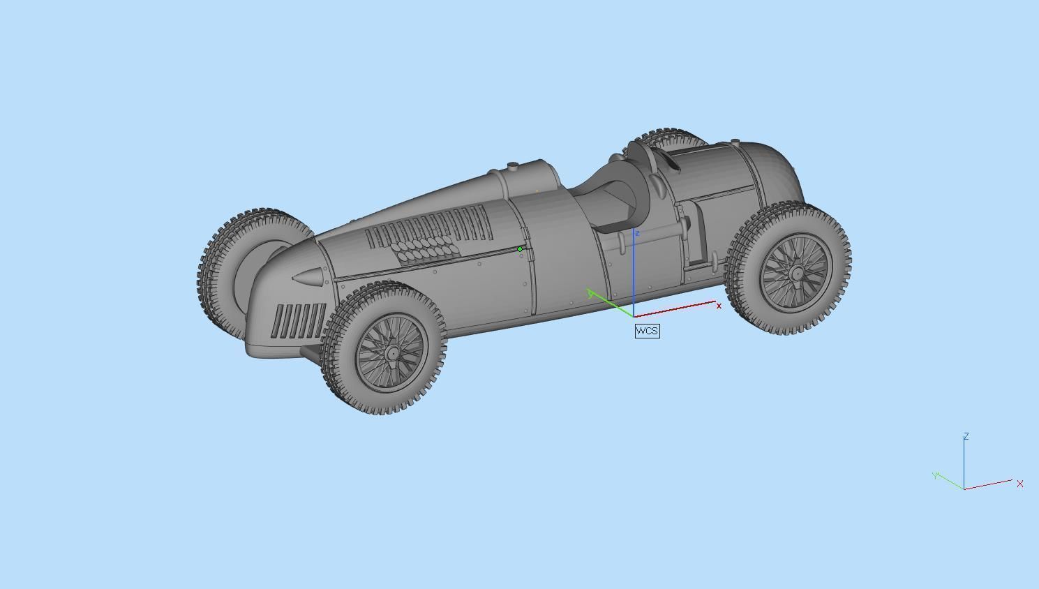 car racing 3D model 3D printable | CGTrader