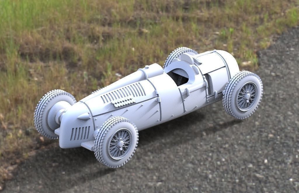 car racing 3D model 3D printable | CGTrader