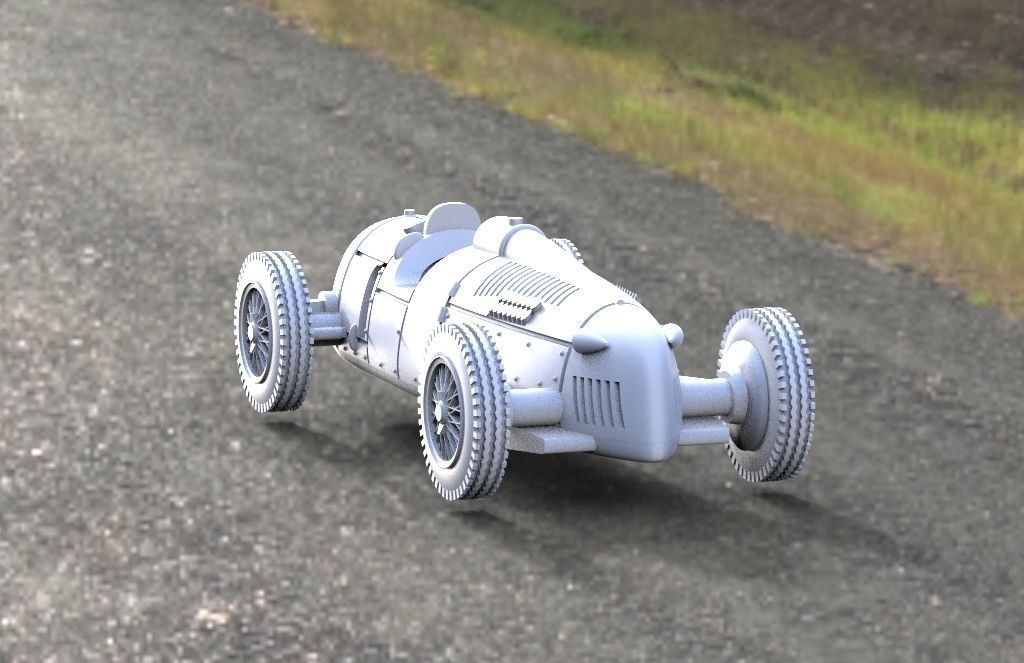 car racing 3D model 3D printable | CGTrader