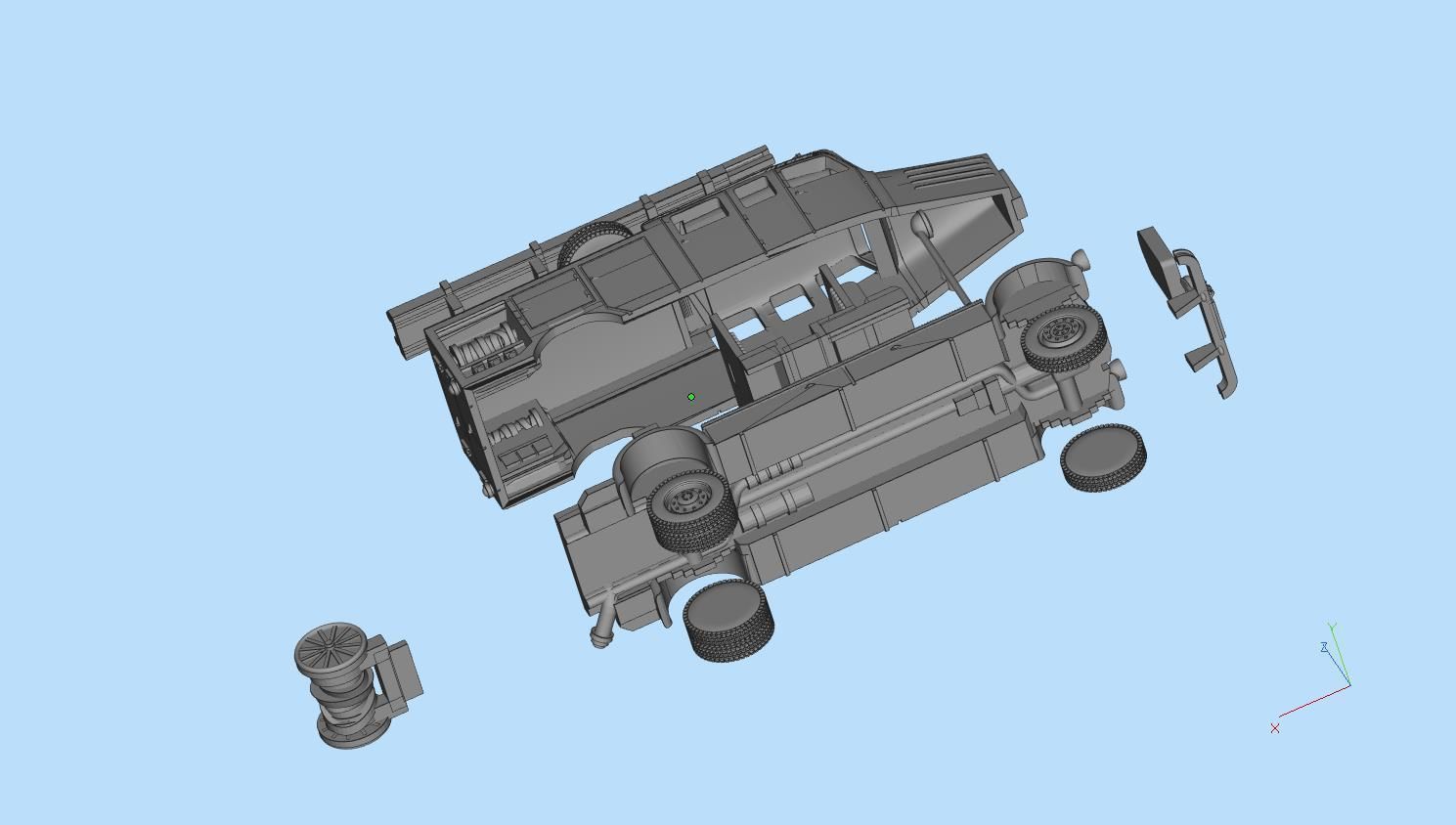 fire engine 3D model 3D printable | CGTrader