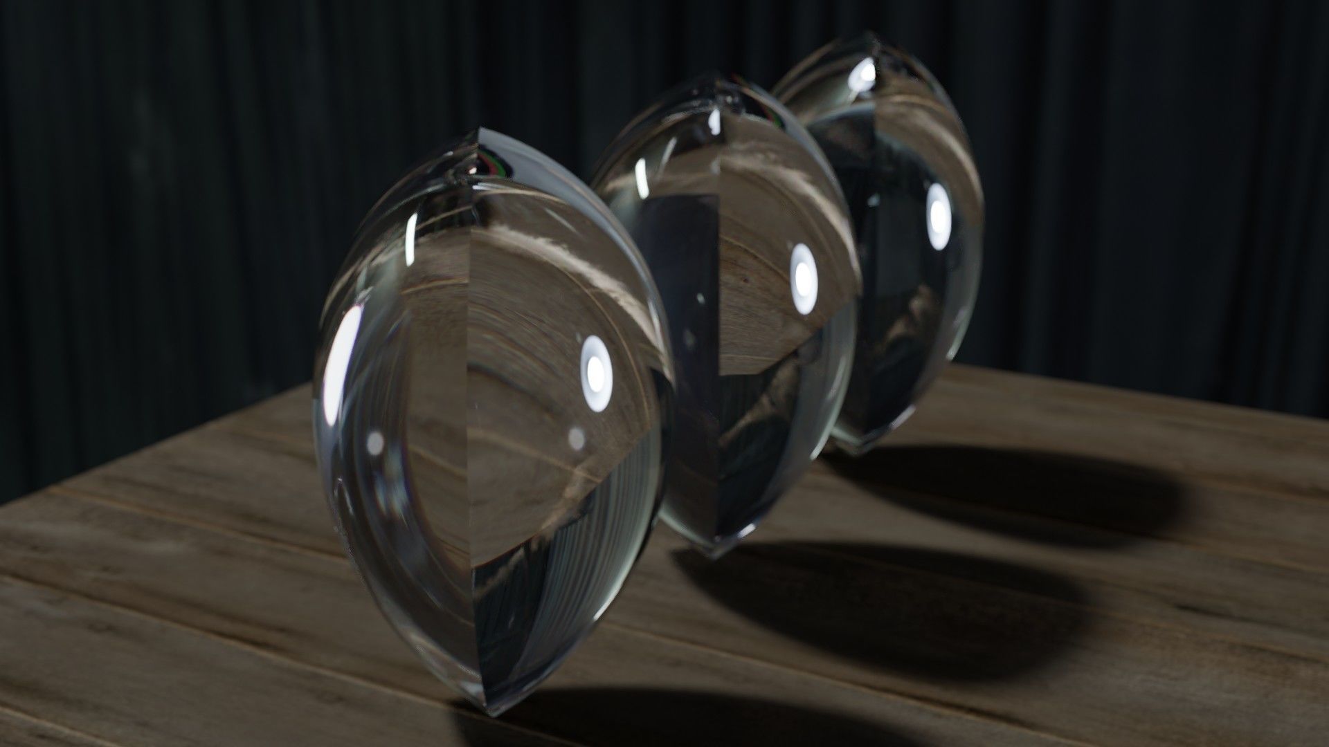 Trisphere optical Lens Simple Shapes Collection free 3D model | CGTrader