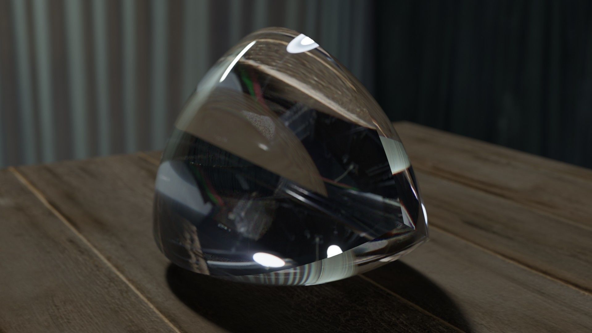 Trisphere optical Lens Simple Shapes Collection free 3D model | CGTrader