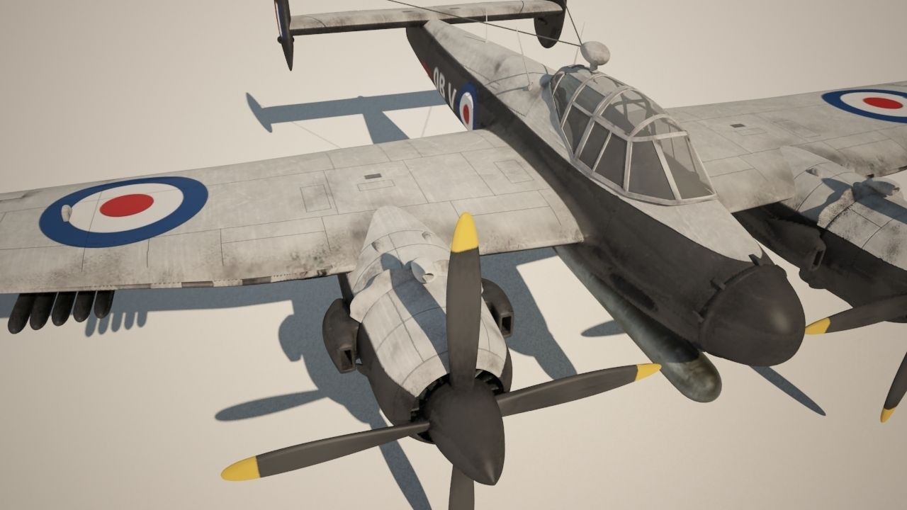 The Bristol Brigand 3D model | CGTrader