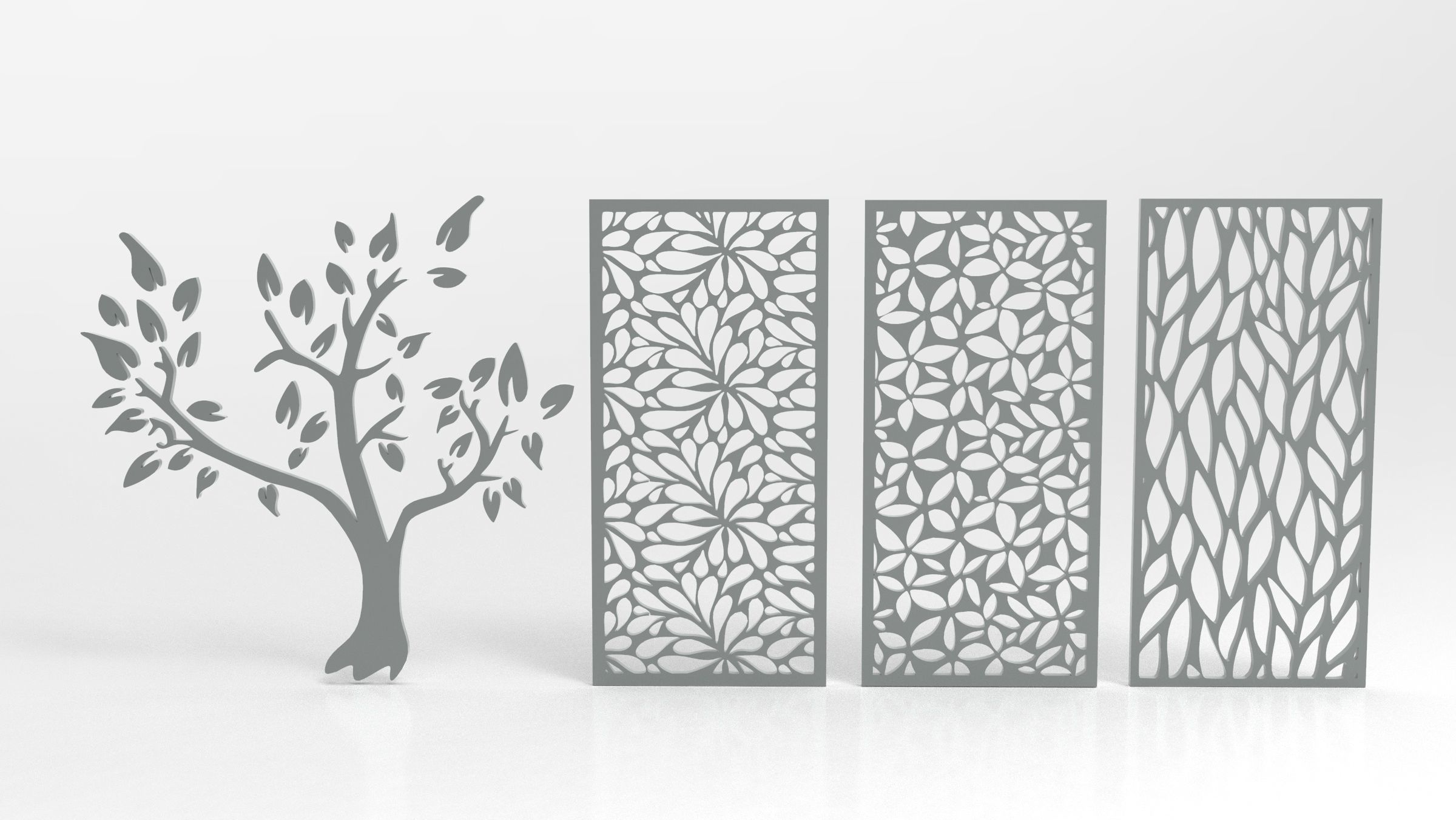 25 Decorative panels 3D model SET 001 3D model | CGTrader